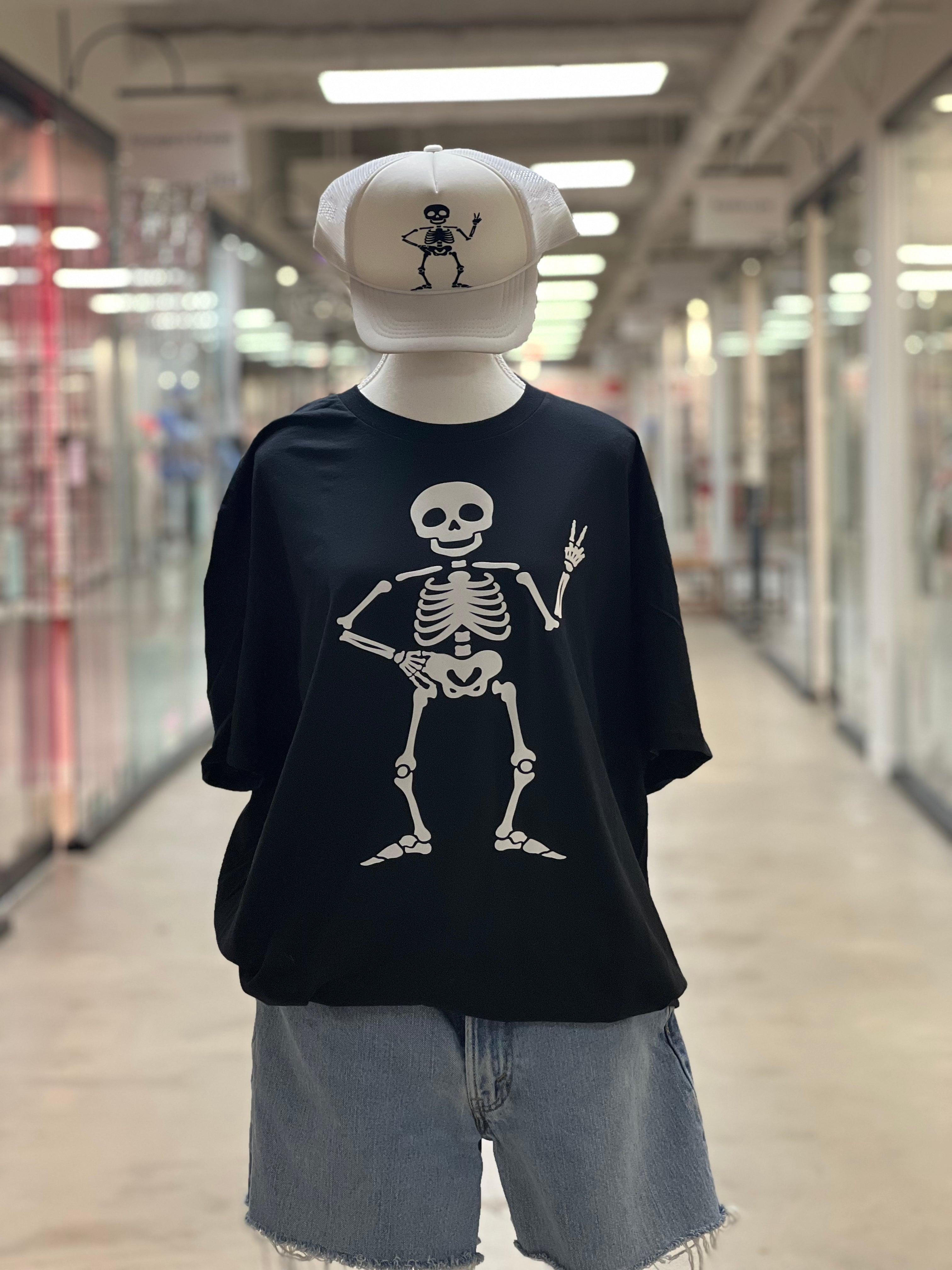 MALIBU HIPPIE Peace Out Skeleton Tee – Simply Obsessed