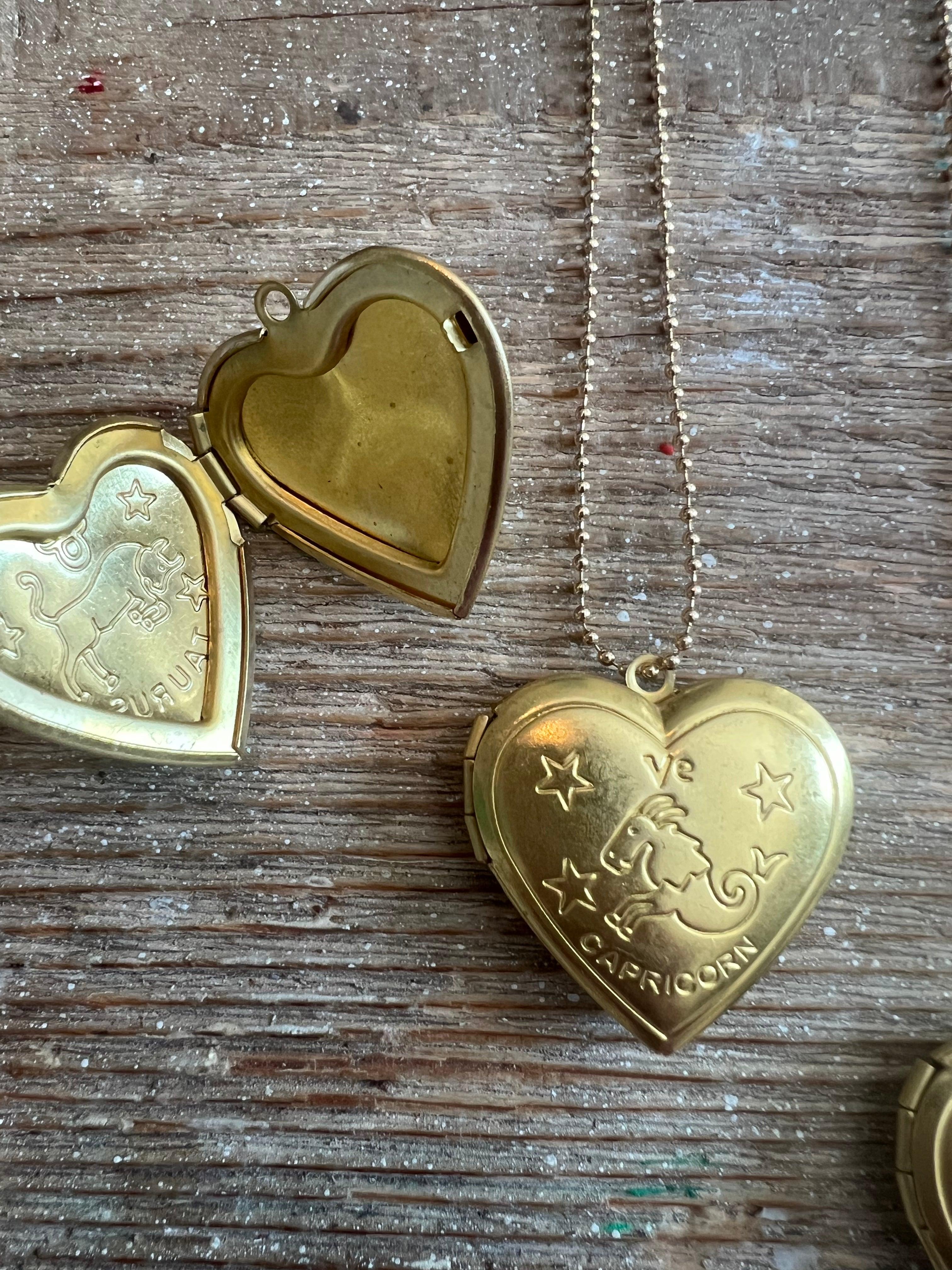 Zodiac Sign Locket W/ Customizable Length Chain – Simply Obsessed
